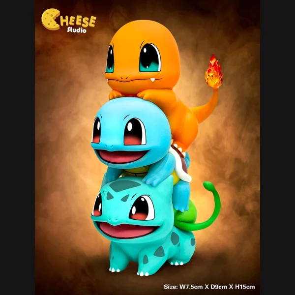 EGG x CHEESE STUDIO - Charmander Squirtle Bulbasaur - Pokemon - Iker Logan
