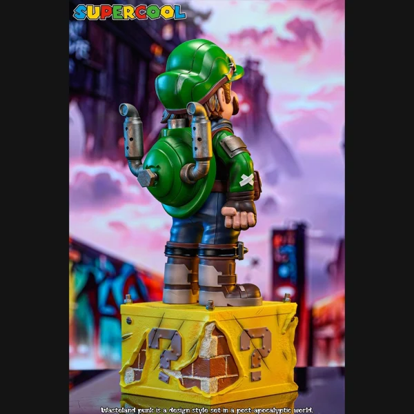 SUPERCOOL STUDIO - Luigi Cyber Steam Punk Wasteland - Super Mario Bros ...