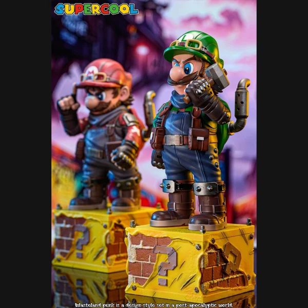 SUPERCOOL STUDIO - Luigi Cyber Steam Punk Wasteland - Super Mario Bros ...